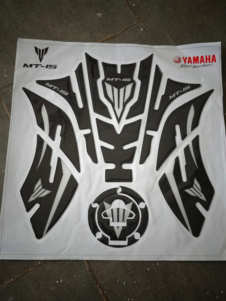 Tank Stickering Kit For MT-15 (3D Plastic Sticker) – Darpansarvanstore